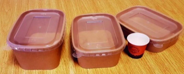 Cardboard deli/ice cream trays - TecnoBox